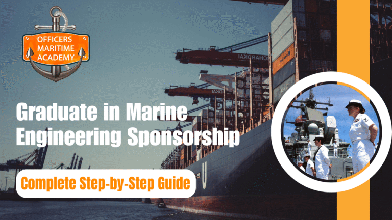 Graduate in Marine Engineering Sponsorship: Complete Step-by-Step Guide